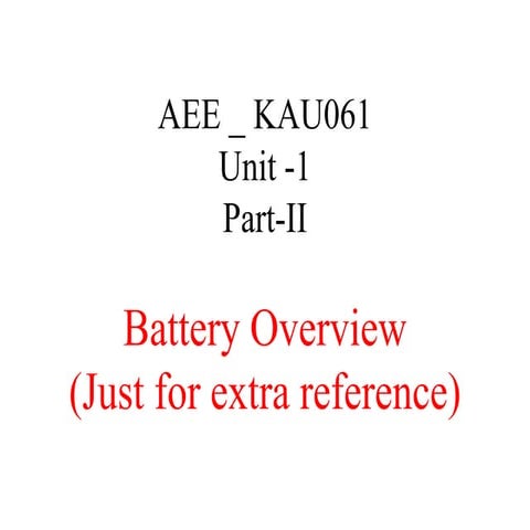 Battery technology.ppt