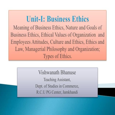 Business ethics | PPT