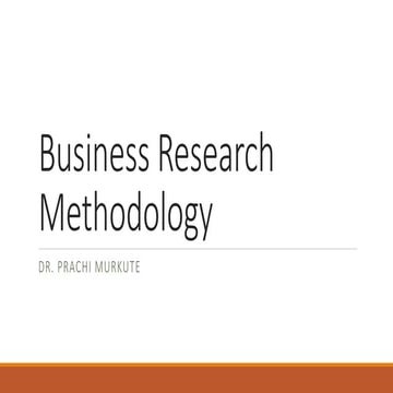 Unit -1 Business Research Methodology F.pptx | Business | Business and ...