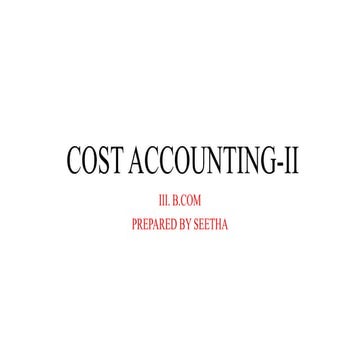Comprehensive Guide to Contract, Job, and Batch Costing Methods in Cost ...