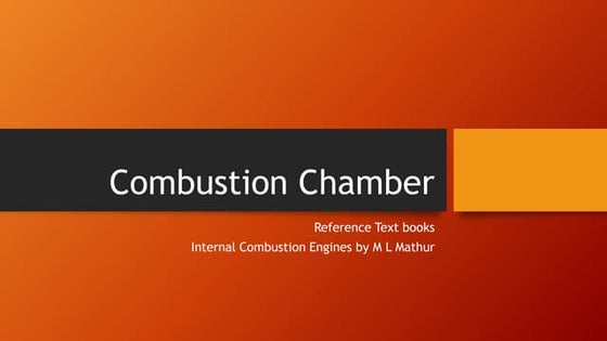 Combustion chambers-and-performance | PDF