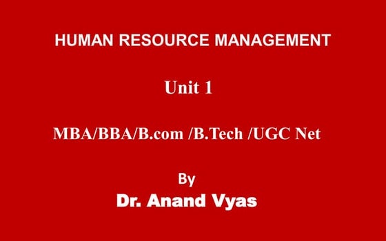 Human Resources Management (HRM) | PPT