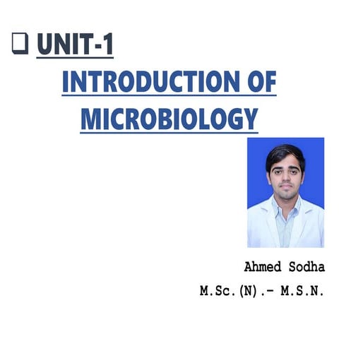 Introduction Microbiology Pptx Infectious Diseases Diseases And