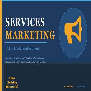 Comprehensive Introduction to Services Marketing: Concepts, Growth, and ...