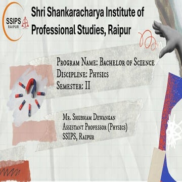 Scalar and Vector Fields: Divergence and Its Physical Significance (NEP ...