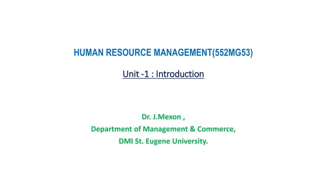 Assignment on Human Resource Management | PDF
