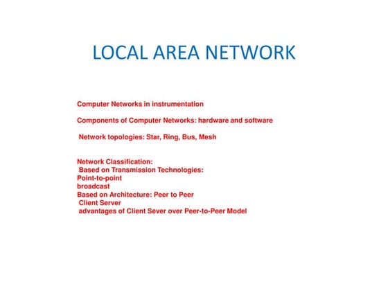 Introduction To Computer Networks Lecture Slides Ppt Ppt