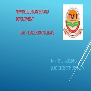 UNIT -1 REGULATORY SCIENCE - Copy.pptx