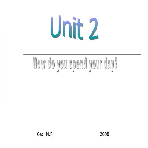 Unit 2 | PPT