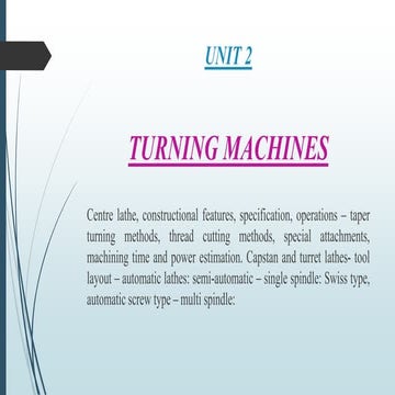 MANUFACTURING PROCESS-II | PDF