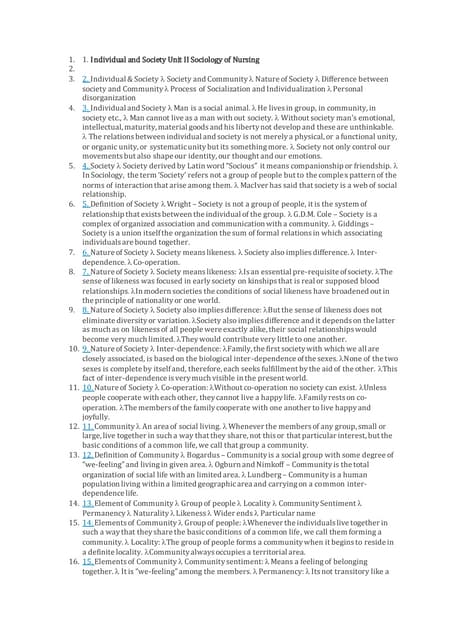 Unit 2 individual & society | PPTX