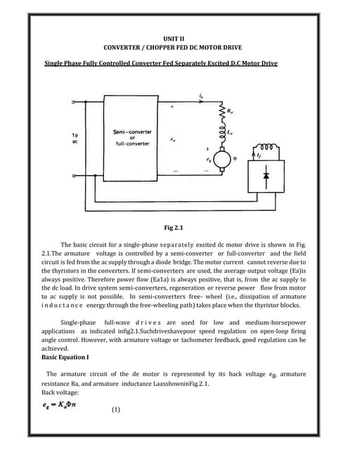 Speed control of dc motor | PPT