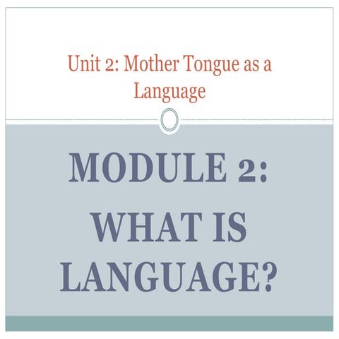 Mother tongue as a languages Unit-2.pptx