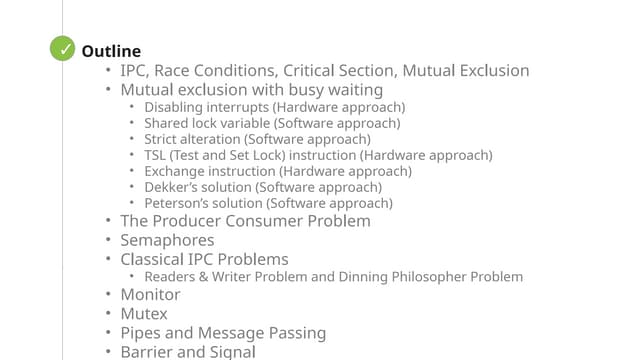 Process synchronization in Operating Systems | PPTX | Operating Systems | Computer Software and ...
