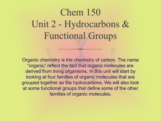 Classification of organic compounds | PPT