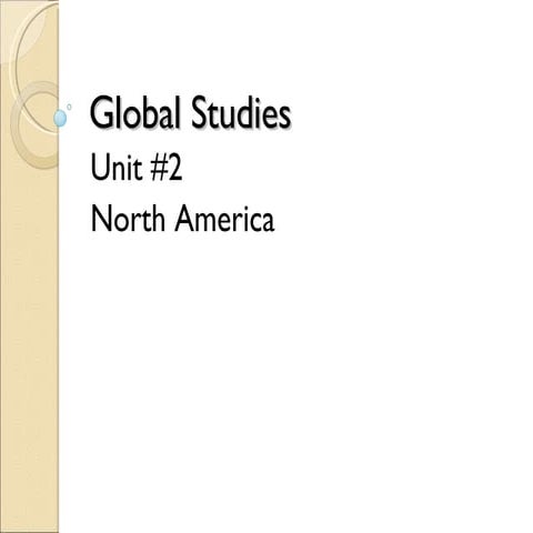 Unit #2 North America | PPT