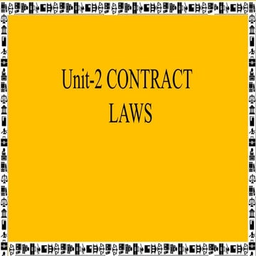 Indian Contract Act- Introduction to Contract Act | PPTX