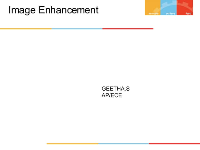 Log Transformation in Image Processing with Example | PPTX