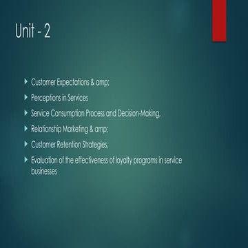 Customer's expectation & perception of customers | PPTX