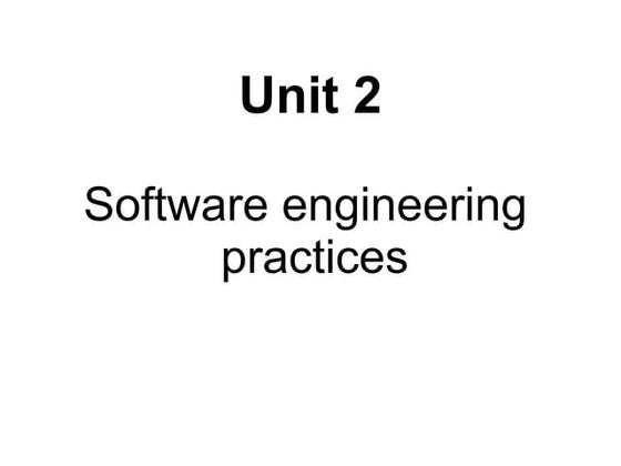 Software Engineering Practice Pptx Computer Software And Applications Computing