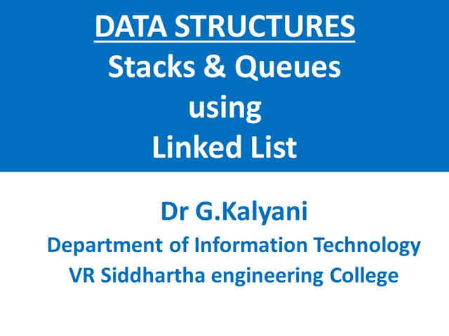Stacks and Queues with Linked List.pdf Stacks and Queues with Linked List.pdf