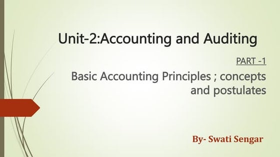 Principles of accounting | PPTX | Business and Finance