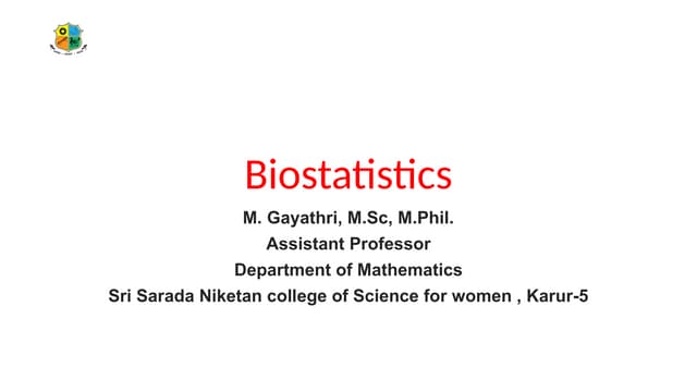 Biostatistics Data Types Of Data And Collection Of Data Ppt