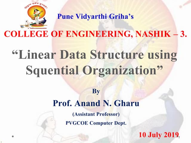 Unit 2 Dsa Linear Data Structure Ppt