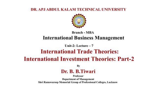 Unit 5 topic-5(globalisation-nature and stages) | PDF
