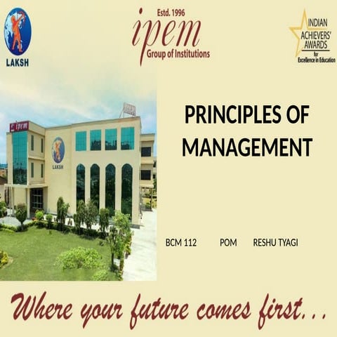 Unit-2 Organizing.pptx Management Bcom hons | PPT