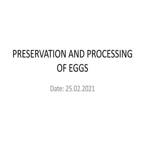 Grading and quality parameters of eggs | PPTX