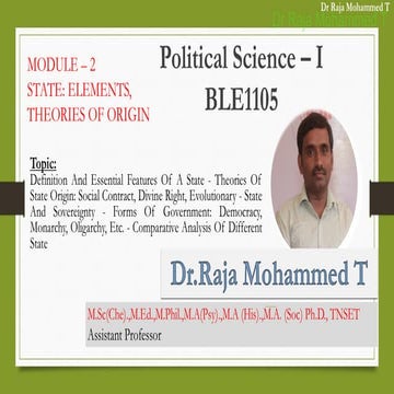 State: Meaning, Origin, Sovereignty & Forms of Government – A ...