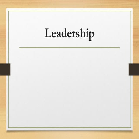 Unit-2 Theories of leadership.ppt.... Unit 2 | PPT