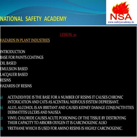 Chemical Safety Unit - 3 | PPT