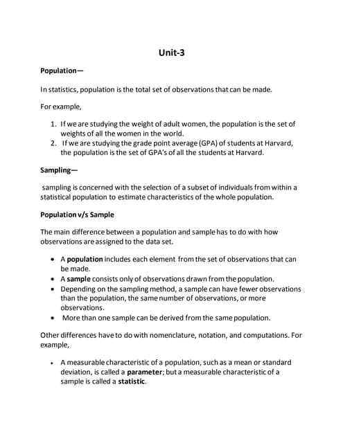 Standard error of the mean | PPTX