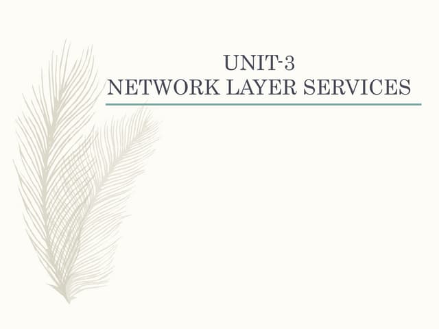 Computer Networks Unit 3 Pptx Internet Computing