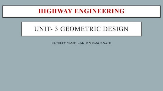 Horizontal curve- IRC 38 | PPTX | Physics | Science