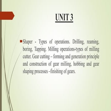 MANUFACTURING PROCESS-II | PPT