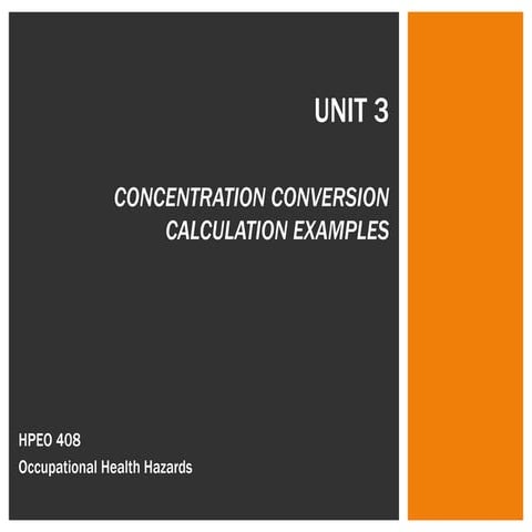 Unit 3-calculations | PPT