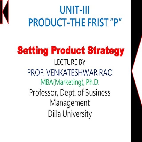 Maanagement of Marketing UNIT-3 &4 product.ppt | Free Download