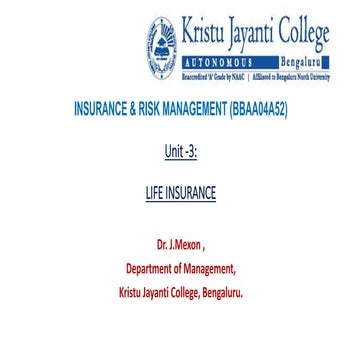 Life Insurance | PPT