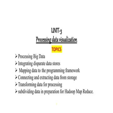 UNIT-3 Data Visualization for the life used... | PPTX