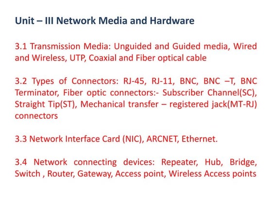 study about different network devices | DOCX | Technology & Computing