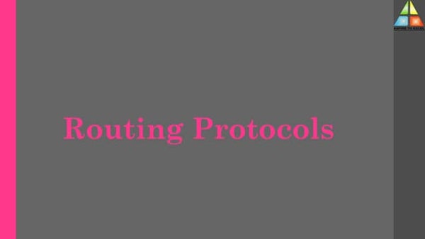 Routing Protocols Pptx