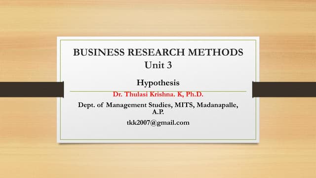 Research Objectives and Hypothesis.pptx