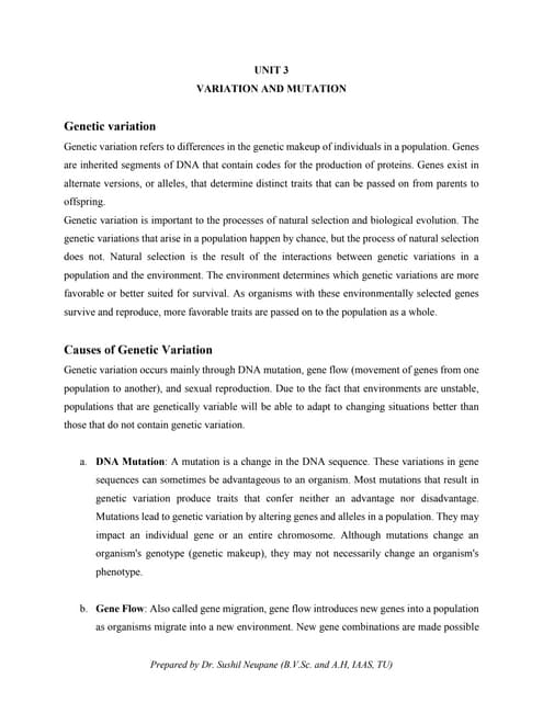 Neutral theory of evolution | PPT