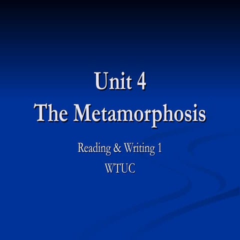 Unit 4 | PPT