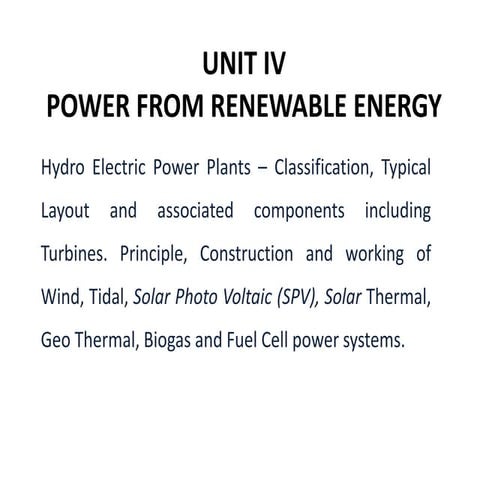 POWER FROM RENEWABLE ENERGY(UNIT-4).pptx