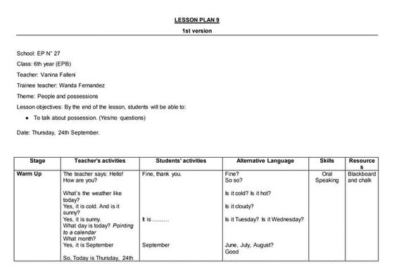 INDUCTIVE METHOD DETAILED LESSON PLAN | PPTX | Birthday | Personal ...