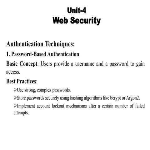Uwvwwbwbwbwbwbwbwbnit 4 Web Security Pptx Internet Computing